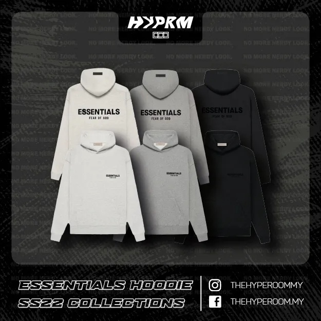 ESSENTIALS Fear Of God SS22 Collection Hoodie ลิขสิทธิ์แท้ 100% ...