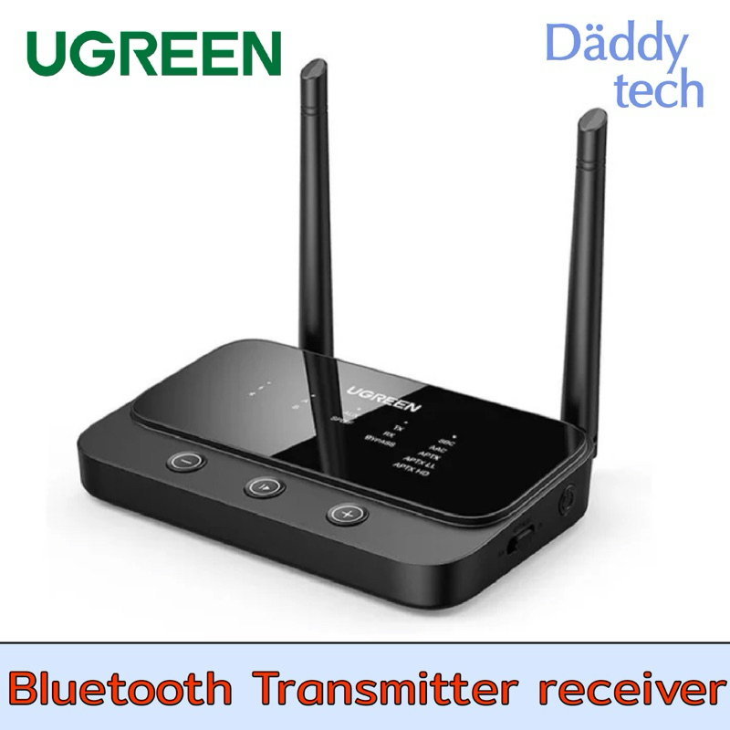 UGREEN รุ่น 20140 Bluetooth 5.0 Transmitter Receiver with Gain Antenna ...