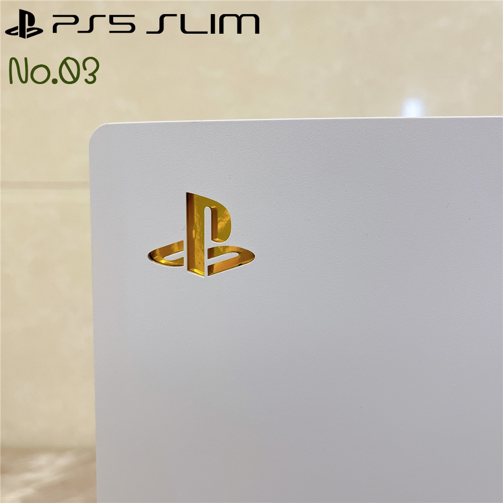 สติกเกอร์โลโก้ PS ติดเครื่อง PS5 SLIM (New Model) Sticker PS5 SLIM Logo ...
