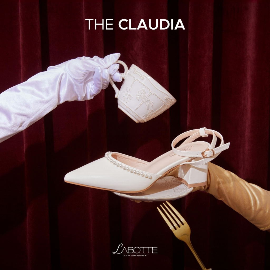 The Claudia - Labotte.bkk รองเท้าส้นสูงหัวแหลม (936-18) | Shopee Thailand