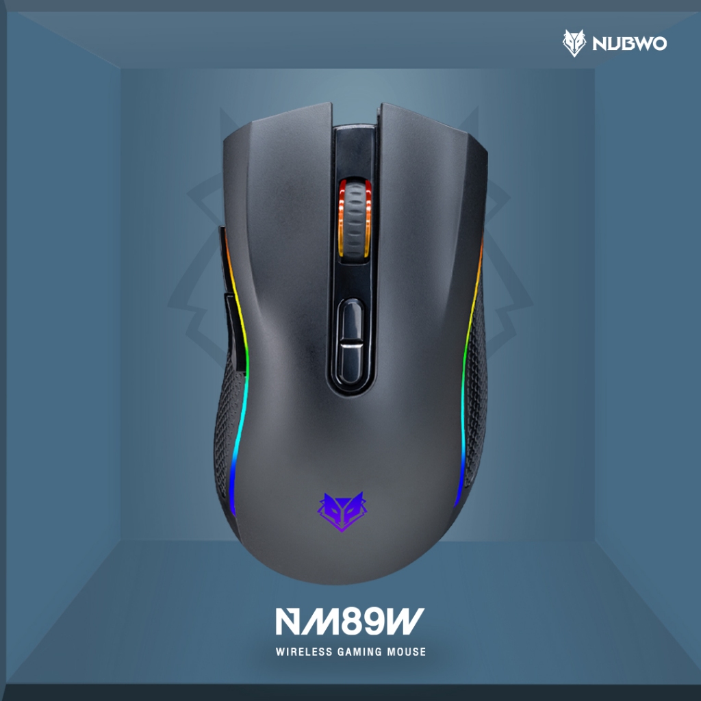 เมาส์เกมมิ่งไร้สาย NUBWO รุ่น NM-89W Wireless Gaming Mouse USB Wireless ...