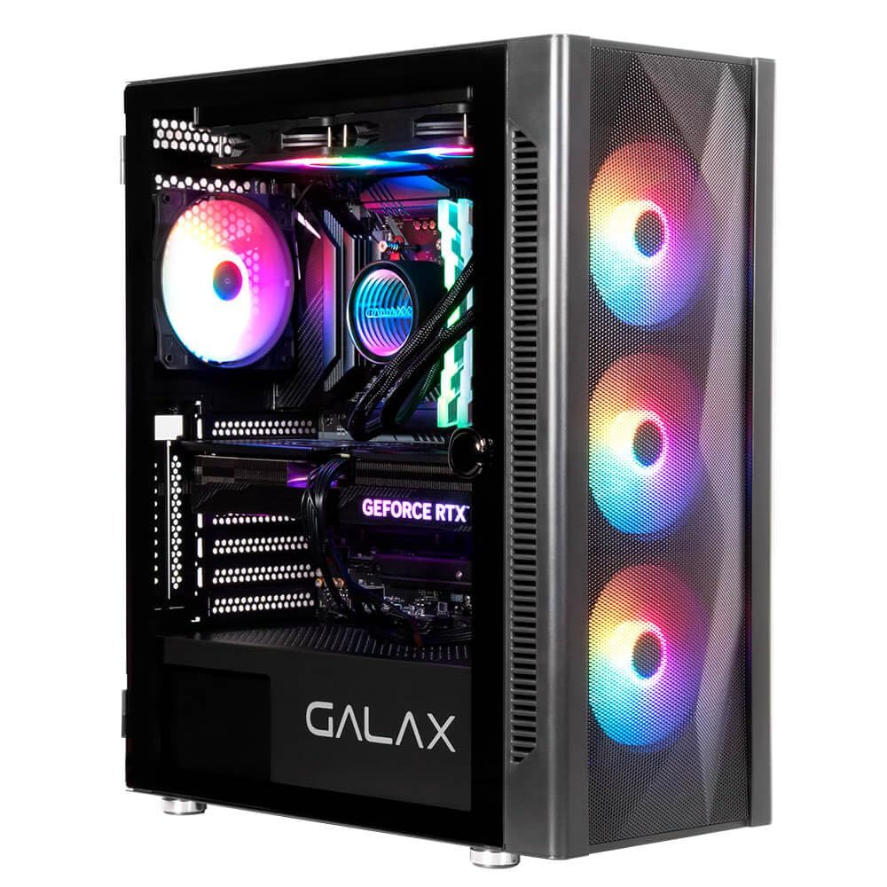 CASE (เคสเกมมิ่งมีตัวคุมไฟให้) GALAX REVOLUTION-06 ALLSYNC พัดลม RGB 4 ...