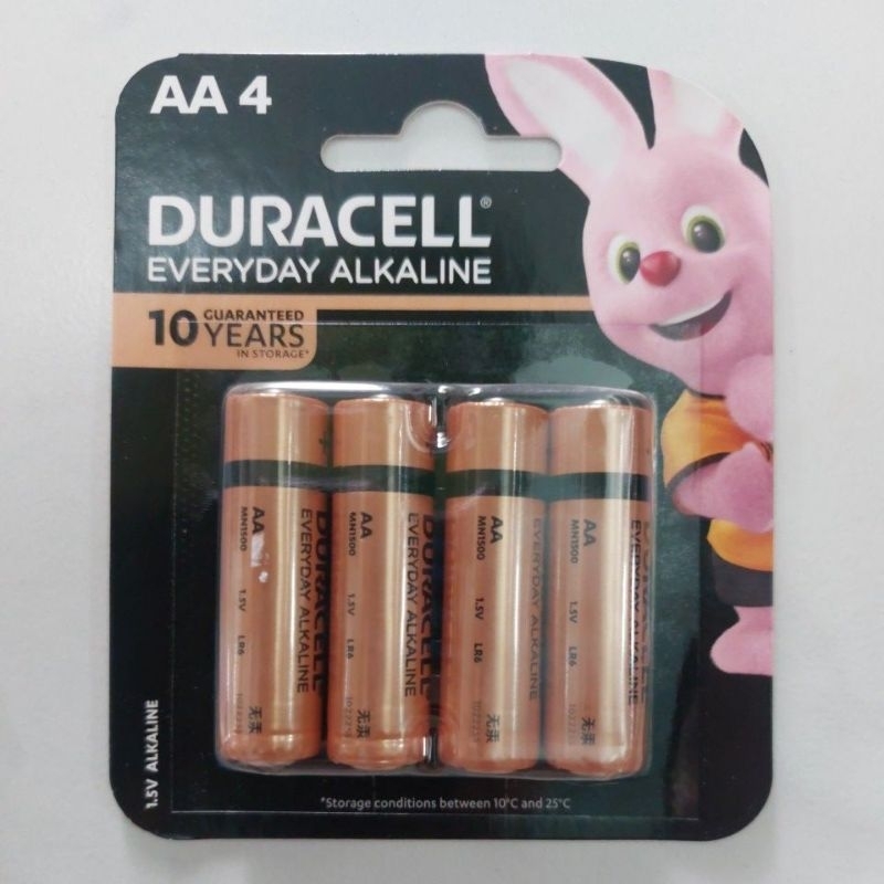 Duracell 1.5v alkaline battery aa4 | Shopee Thailand