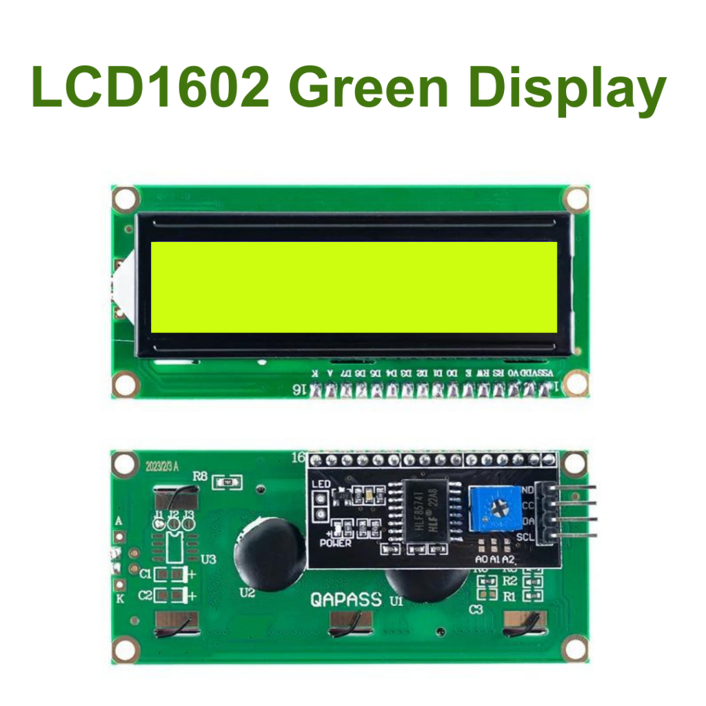 หน้าจอแสดงผล (LCD 16x2) LCD1602 IIC/I2C LCD Blue/Green Module พร้อมตัว ...