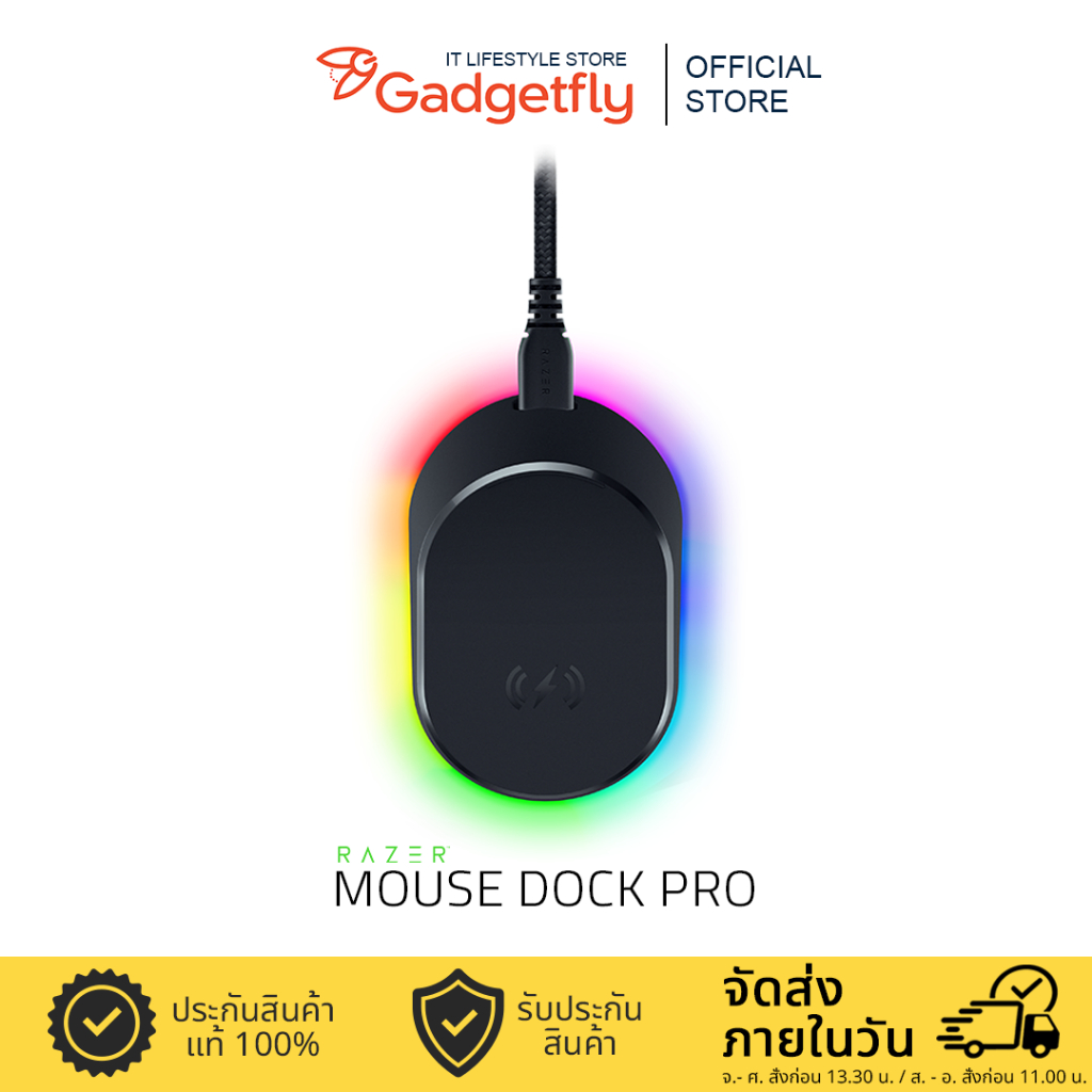Razer Mouse Dock Pro Wireless Mouse Charging Dock with Integrated 8K Hz ...