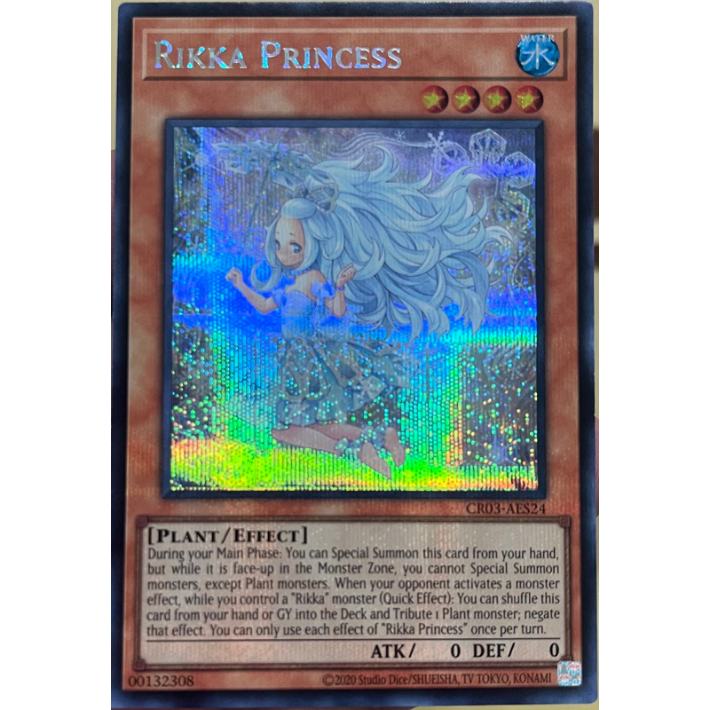 Yugioh Asia-Eng [CR03-AES24] Rikka Princess (Secret Rare) การ์ดยูกิแท้ ...