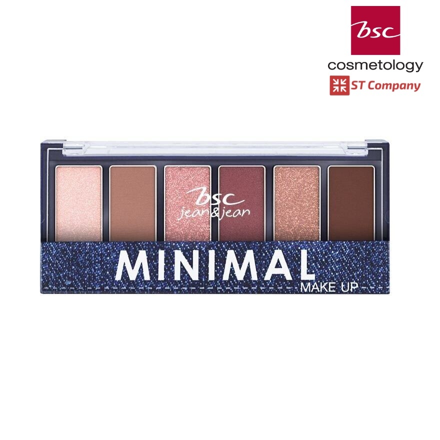 BSC อายแชโดว์ Eyeshadown l JEAN & JEAN MINIMAL MAKEUP EYESHADOW PALETTE ...