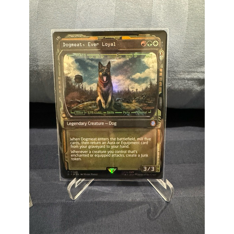 MTG Universes Beyond: Fallout Variants: Dogmeat, Ever Loyal (0340 - Pip ...