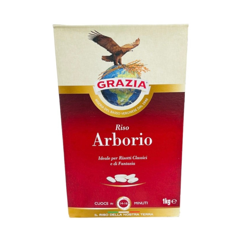 Riscotto ข้าวอาร์โบริโอ ข้าวอิตาลี Riso Grazia Arborio 1kg. ออกใบกำกับภาษีได้ | Shopee Thailand