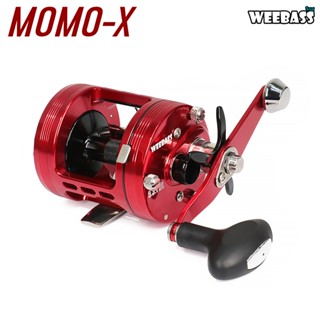 WEEBASS รอก - รุ่น MOMO-X รอกตกปลา (หมุนขวา) รอกเบททรงกลม รอกหน้าดิน ตกบึก | Shopee Thailand