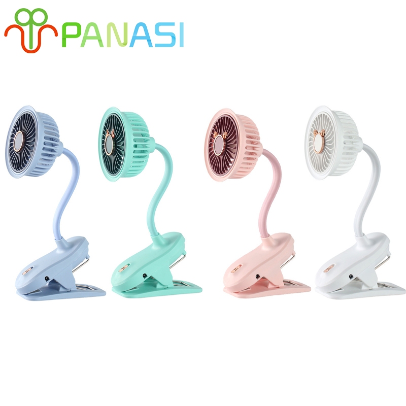 Panasi พัดลม ที่มีคลิป พัดลมมินิน้อง พัดลมตั้งโต๊ะ มือถือ ตัวเล็ก จิ๋ว ...