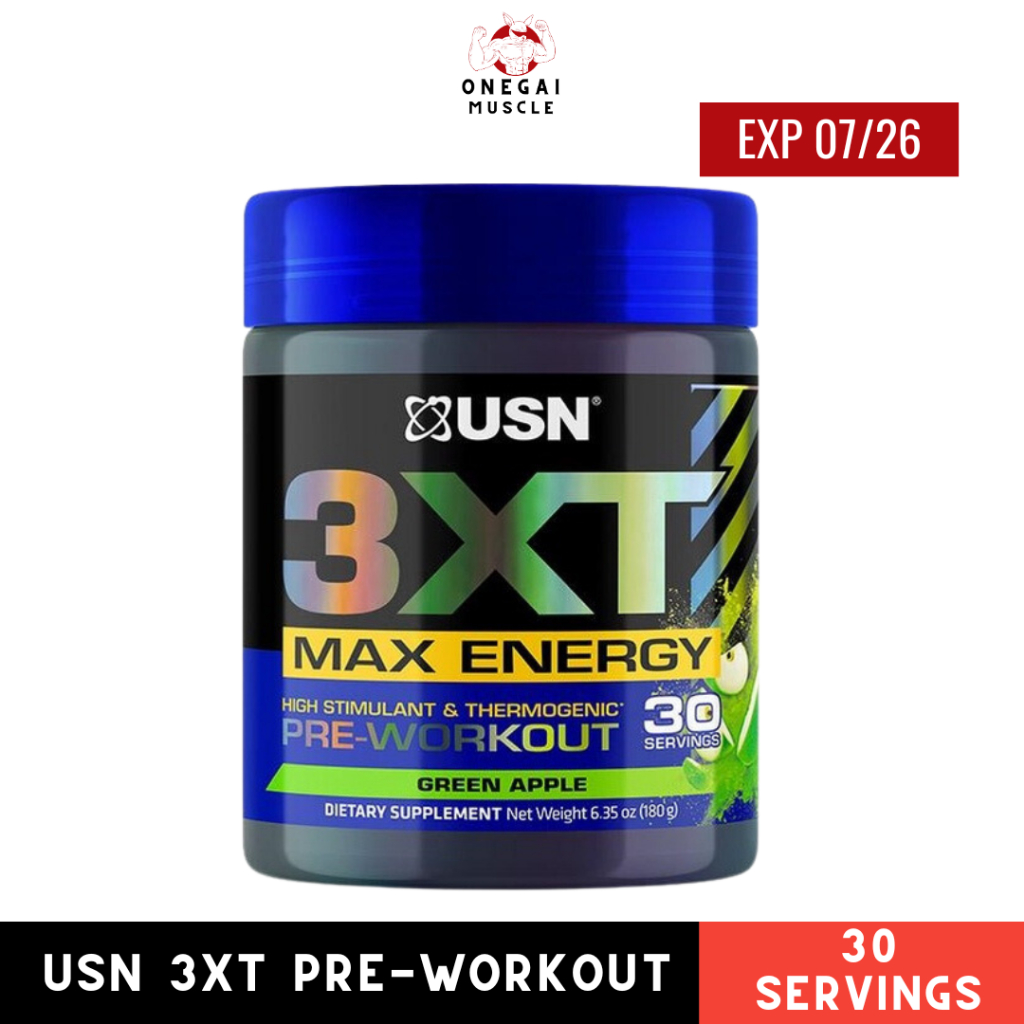 USN 3XT Max Energy pre-workout 30 serving | Shopee Thailand