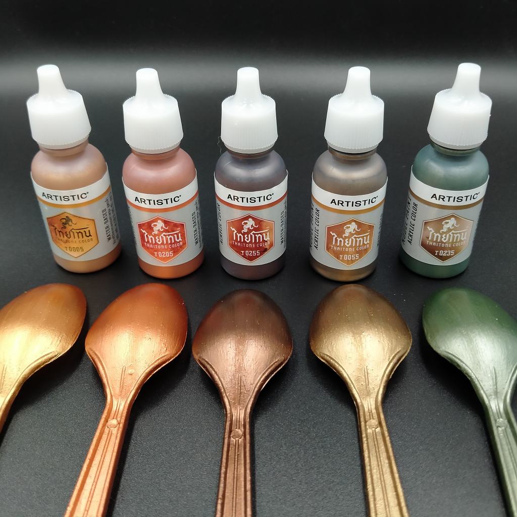 ไทยโทน THAITONE - Set โลหะ สีอะคริลิคสูตรน้ำ กันดั้ม กันพลา โมเดล หุ่น ...