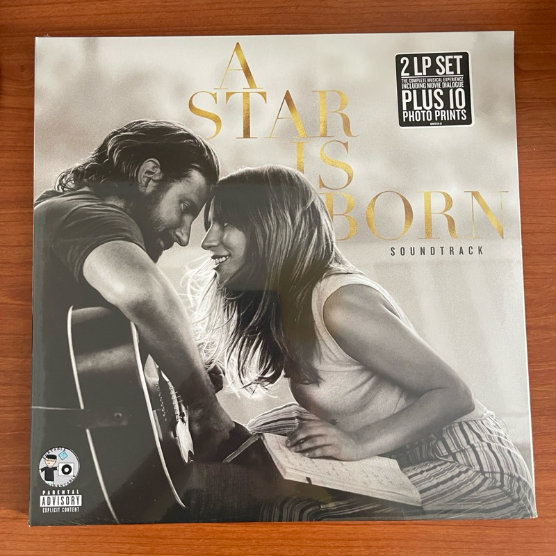 แผ่นเสียง Lady Gaga, Bradley Cooper – A Star Is Born Soundtrack 2lp+10 photo print มือหนึ่ง ซีล ...