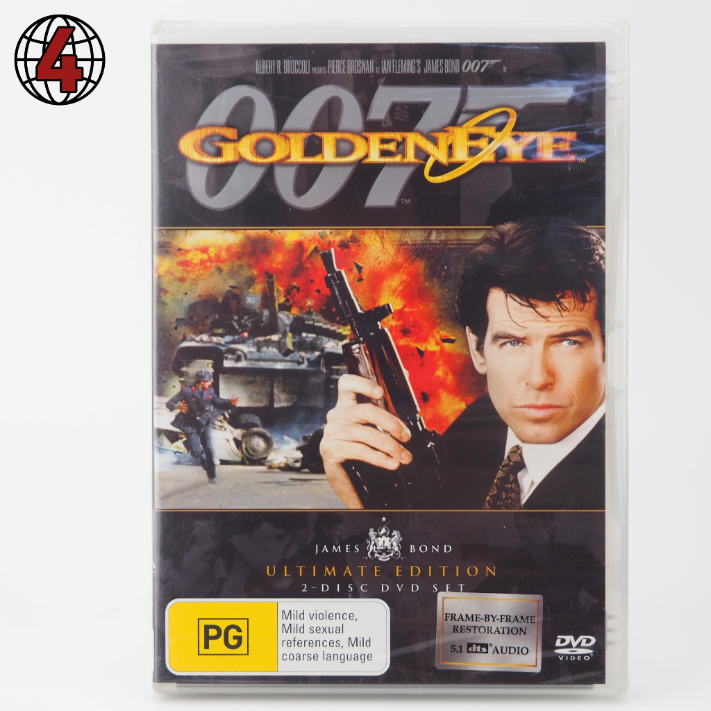 DVD ภาพยนต์ แผ่นแท้ GoldenEye Ultimate Edition 2- Disc DVD Set พยัคฆ์ร้าย 007 รหัสลับทลายโลก มือ ...