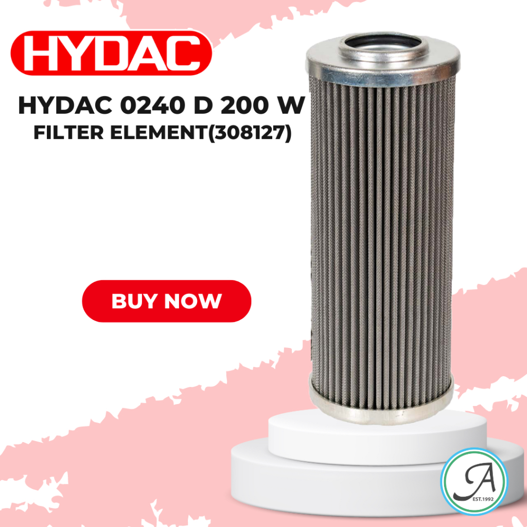 HYDAC 0240 D 200 W FILTER ELEMENT(308127) ไส้กรองน้ำมันไฮดรอลิค ...