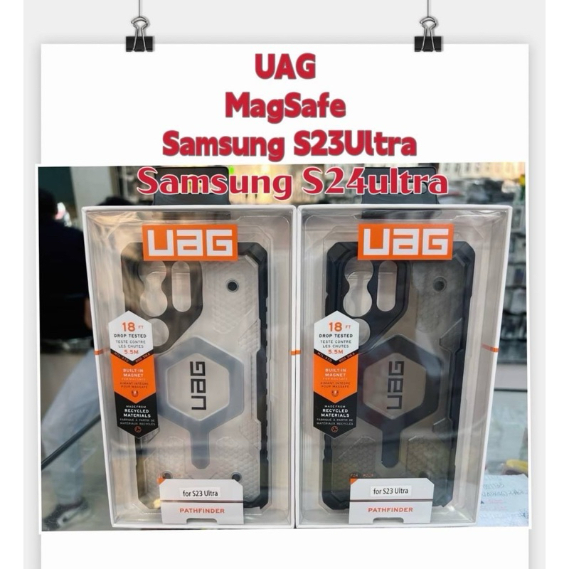 Samsung Galaxy 24 Ultra/S23 Ultra UAG กันกระแทก แม่เหล็ก เคสโทรศัพท์มือถือแบบใส | Shopee Thailand
