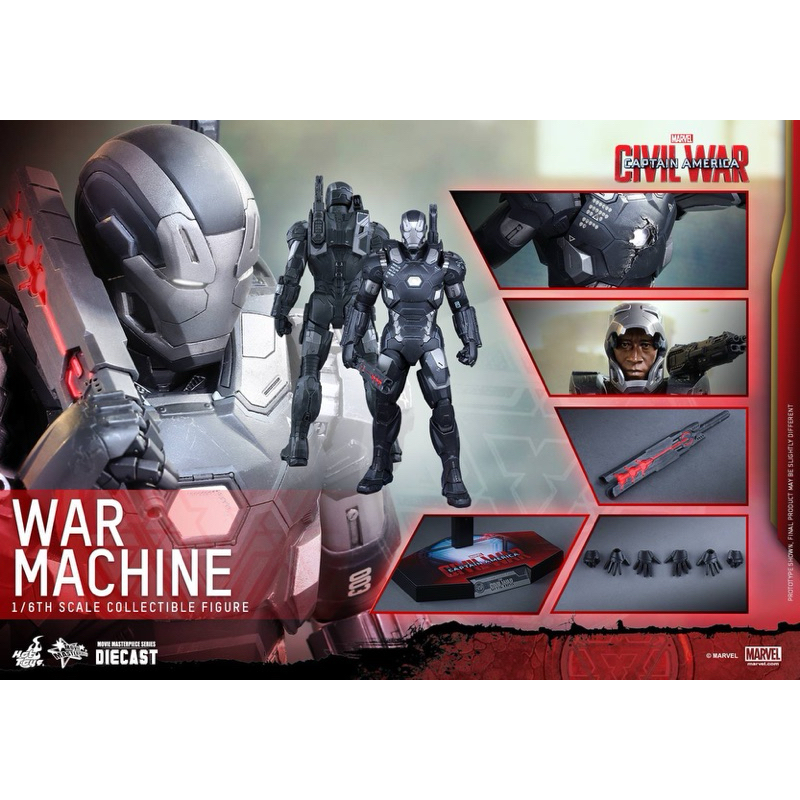 (ใหม่-เปิดแค่กล่องน้ำตาล)HOT TOYS MMS 344 D15 CAPTAIN AMERICA : CW ...
