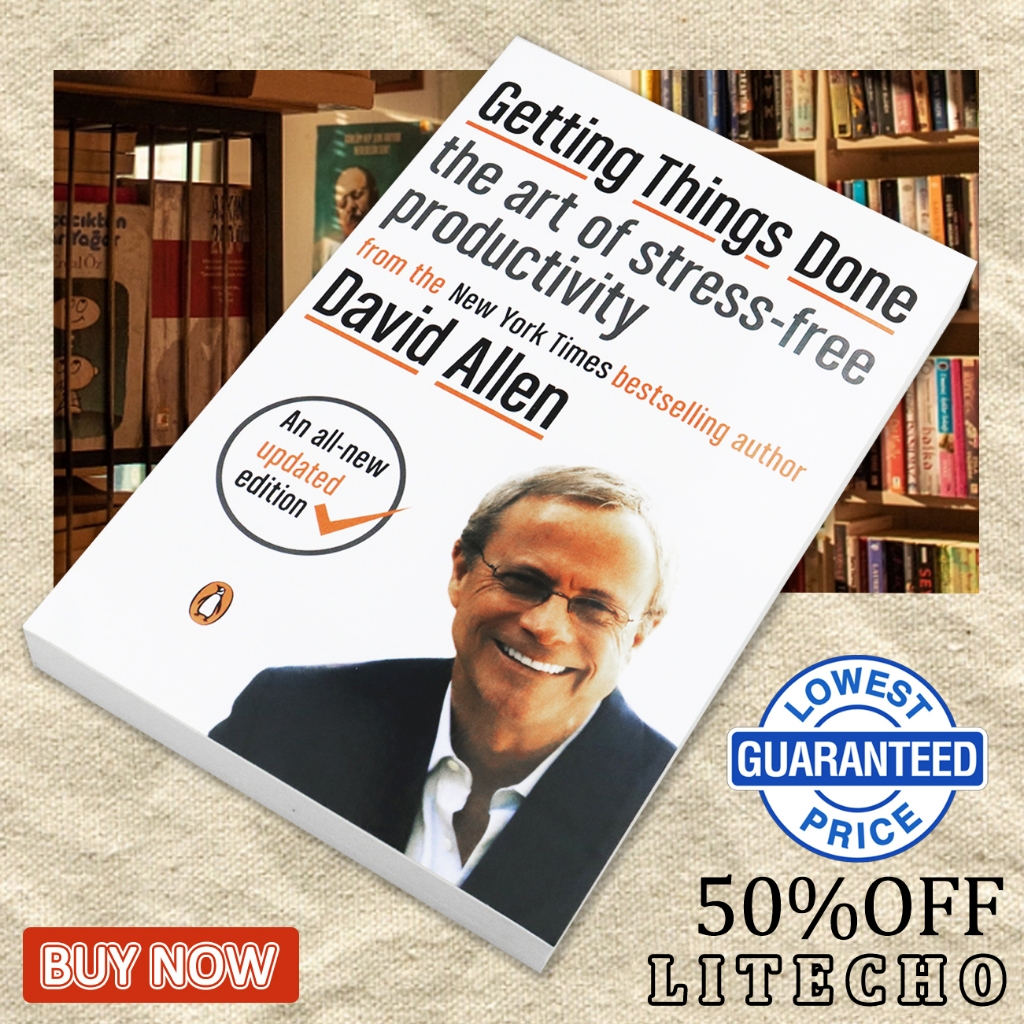 【English Book】Getting Things Done The Art of Stress-Free Productivity by David Allen | Shopee ...