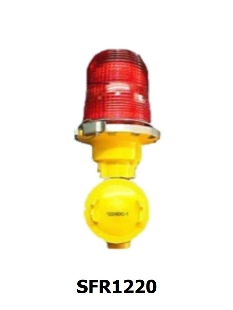 Obtruction light ไฟกระพริบเตือนการบิน แบบโคมเดี่ยว OB LIGHT ไฟยอดเสา ...