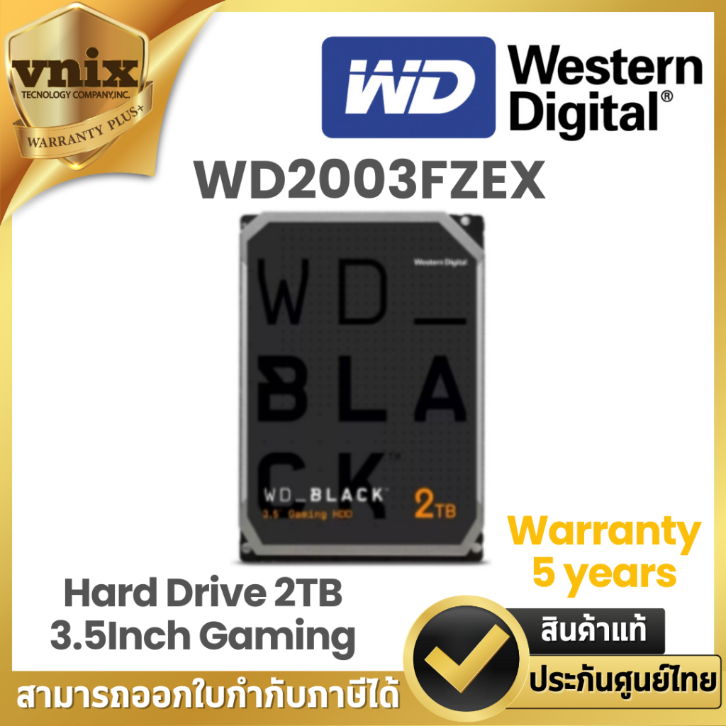 WD WD2003FZEX Hard Drive 2TB 3.5-Inch Gaming (BLACK) Warranty 5 years ...