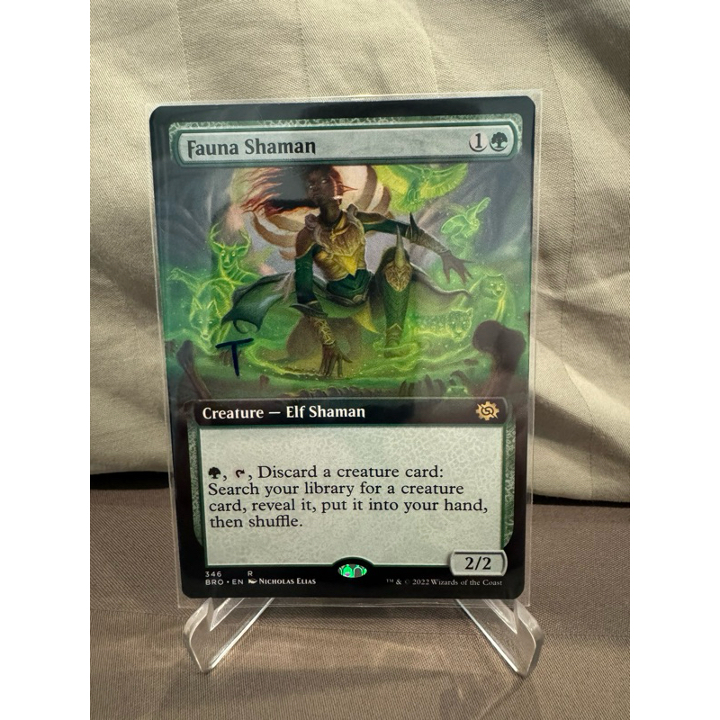 MTG The Brothers' War Variants: Fauna Shaman (Extended Art) | Shopee ...