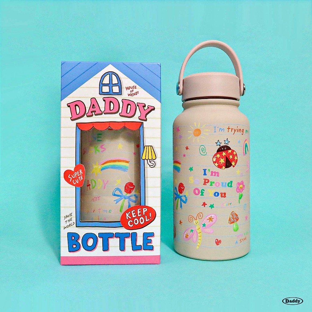 DADDY | Daddy Water Bottle ขวดน้ำเก็บความเย็น/ความร้อน พิมพ์ลายสุด ...