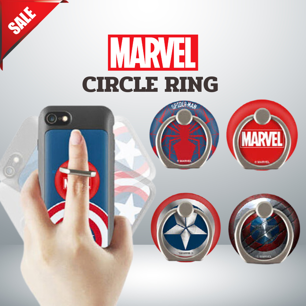 MARVEL CIRCLE RING ขาตั้งมือถือ ที่ยึดมือถือ แบบใช้กาว 3M | Shopee Thailand