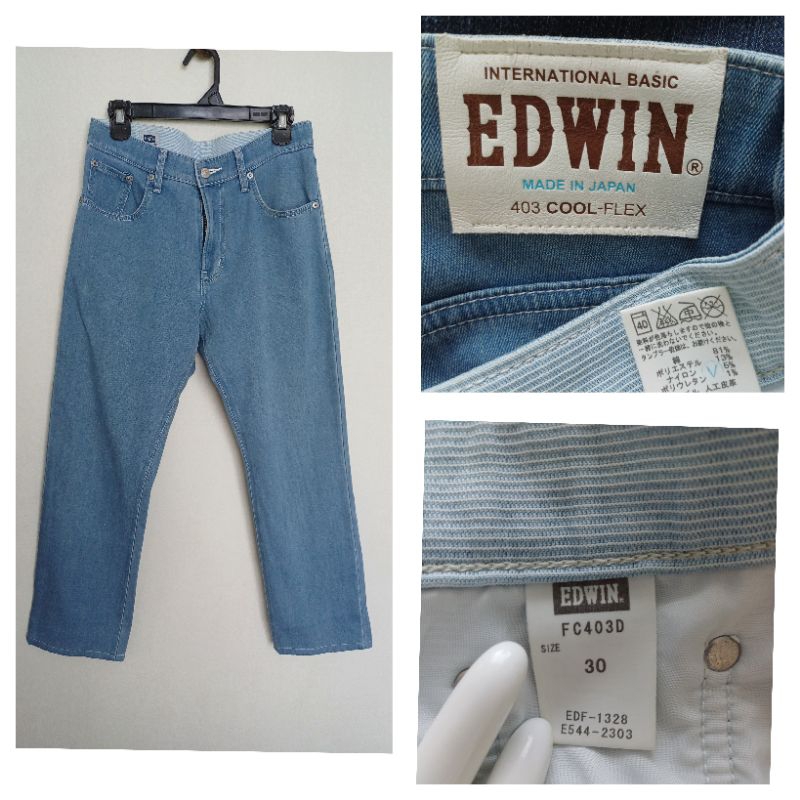 Edwin 403 Cool Flex Size 30 | Shopee Thailand