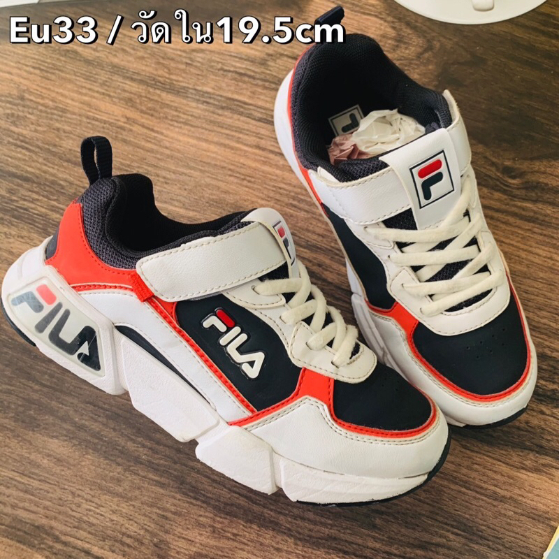รองเท้าเด็กมือสอง งานแบรนด์ รองเท้าผ้าใบเด็ก (NB-Fila.) | Shopee Thailand