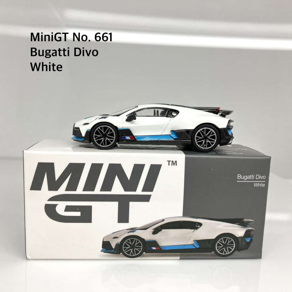 Mini GT No.661-L Bugatti Divo White | Shopee Thailand