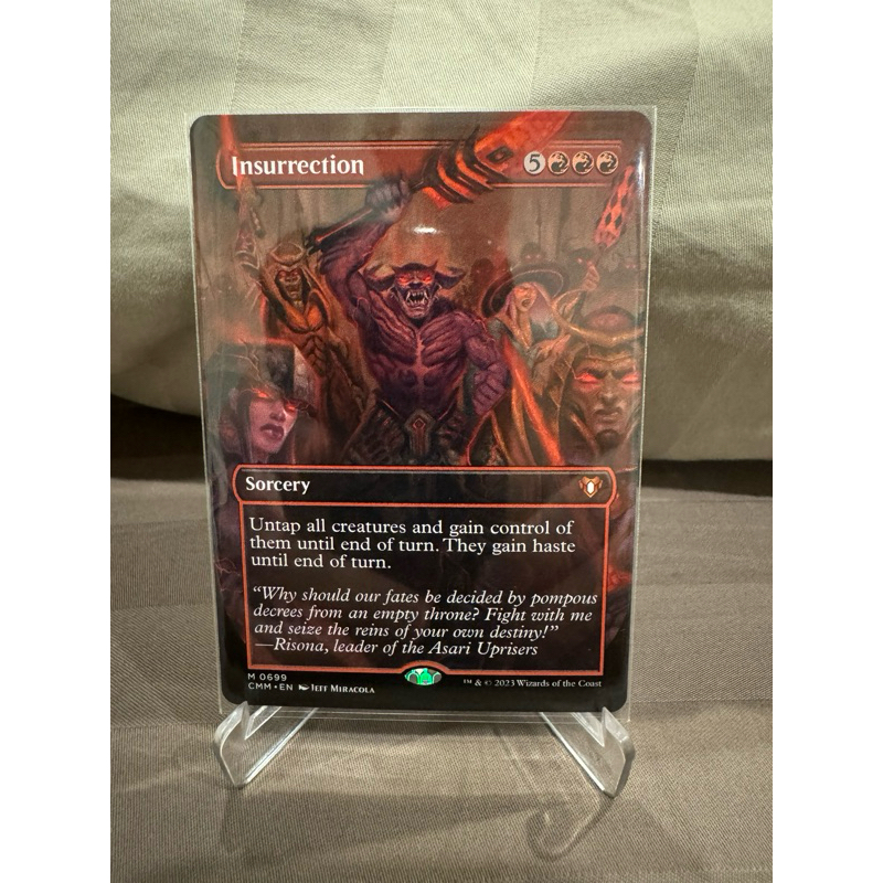 MTG Commander Masters Variants: Insurrection (Borderless) | Shopee Thailand