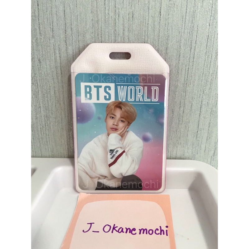 BTS world Jimin nametag การ์ดป้ายชื่อ จีมิน บีทีเอส เวิลด์ แรร์ ...