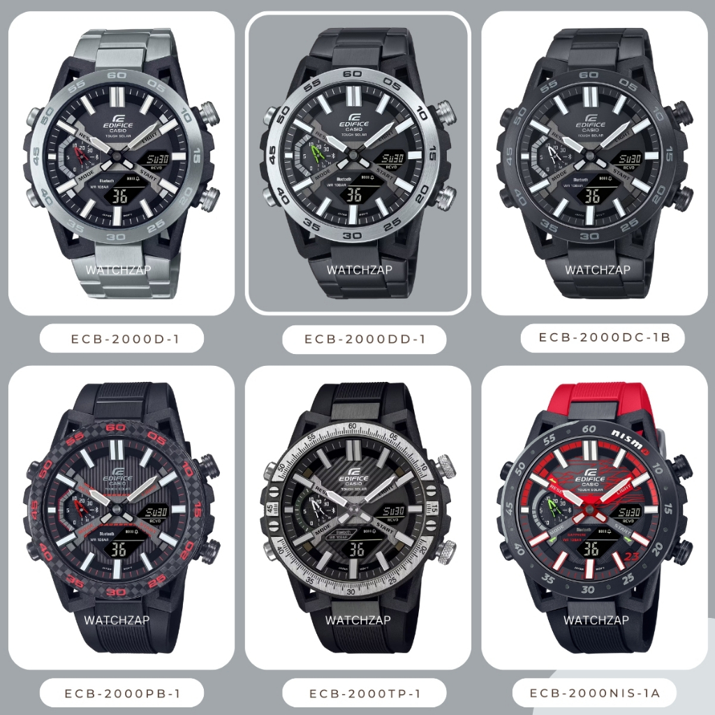 นาฬิกาข้อมือ Casio EDIFICE SOSPENSIONE ECB-2000 Serie ECB-2000PB ECB ...