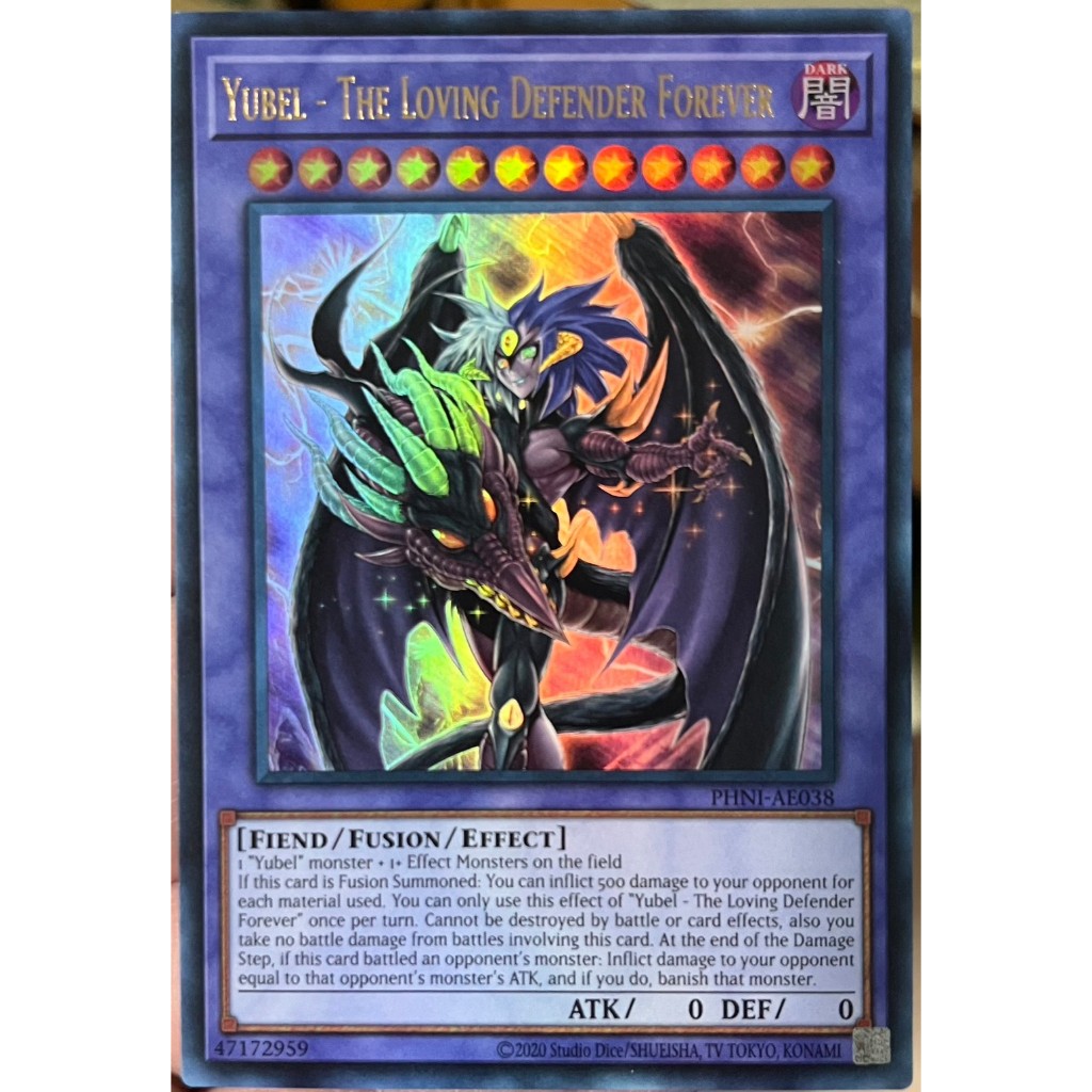 Yugioh Asia-Eng [PHNI-AE038] Yubel - The Loving Defender Forever (Ultra ...