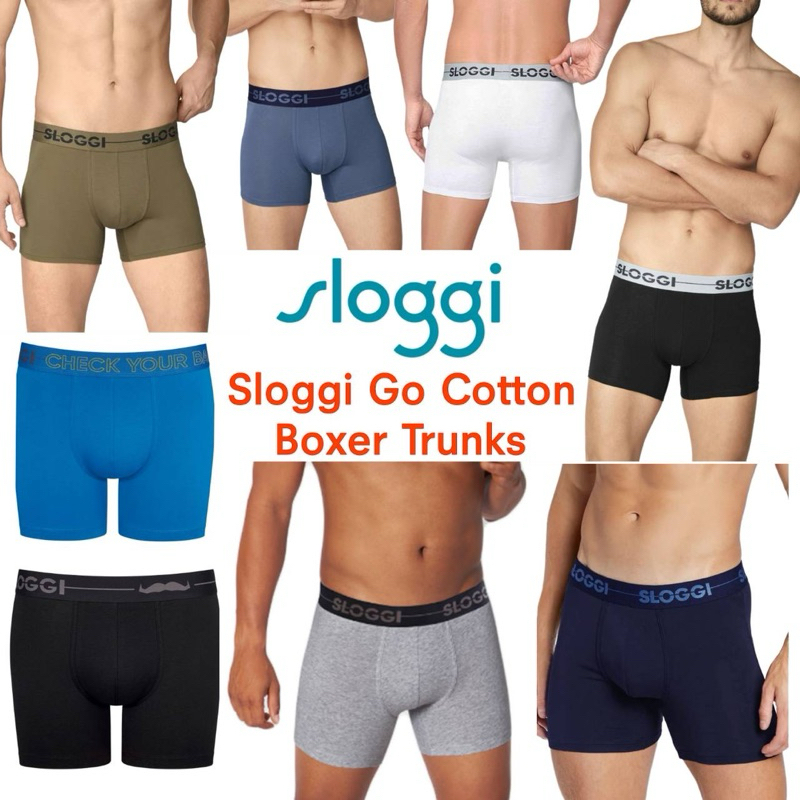 กางเกงใน Sloggi Go Cotton Boxer Trunks | Shopee Thailand
