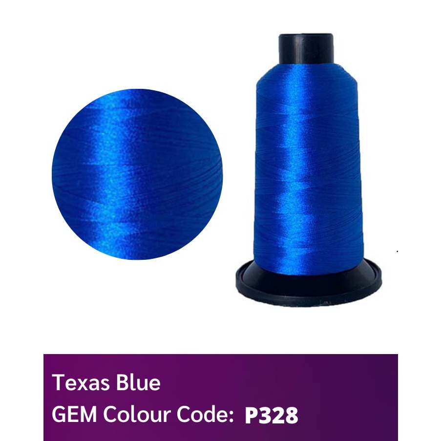 ไหมปัก GEM Embroidery Thread โทนพาสเทล Pastel ซักฟอกสีไม่ตก 3,000 เมตร ...