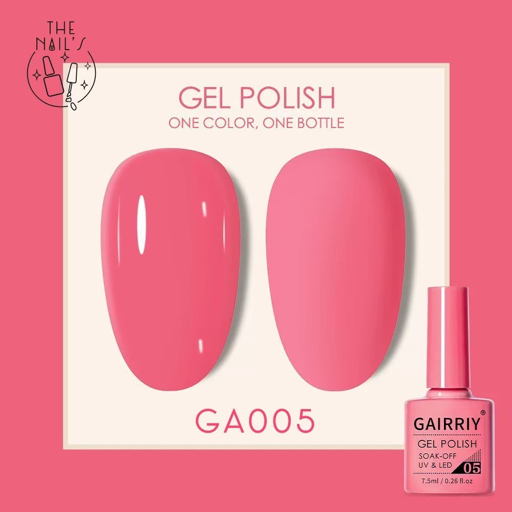 🎉 พร้อมส่งทุกสี 80 สี สีเจล GAIRRIY 7.5 ml ยาทาเล็บเจล 🎊สีขวด ตามสีจริง ...