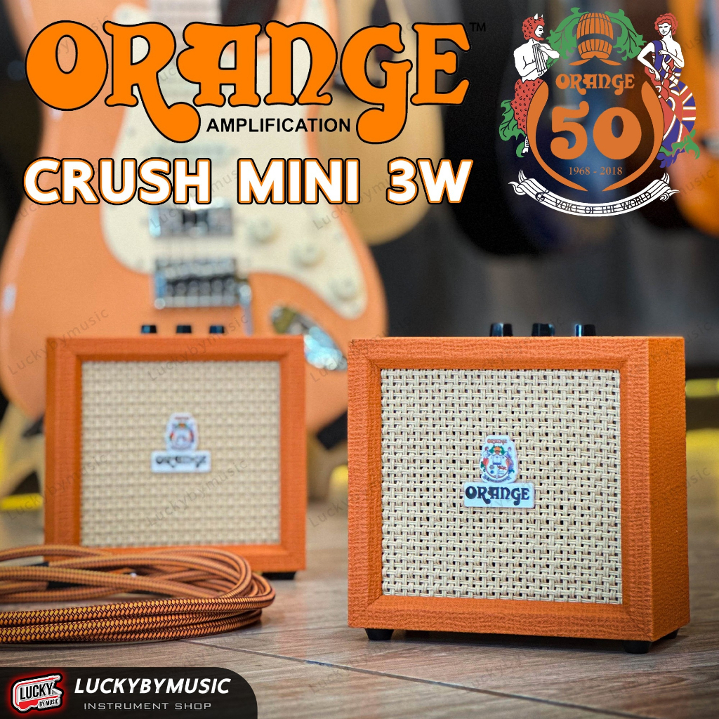 [พร้อมส่ง!] Orange Crush / Mini แอมป์กีตาร์ไฟฟ้า ขนาด 3 / 12 วัตต์ ...