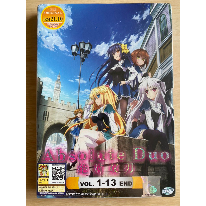 Absolute Duo VOL. 1-13end (DVD ดีวีดี) แอบโซลูท ดูโอ Audio Japanese ...