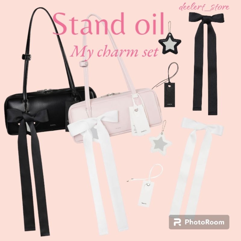 stand oil my charm set ชุดโบว์ห้อยประเป๋า ของแท้จากเกาหลี🇰🇷พรี | Shopee ...