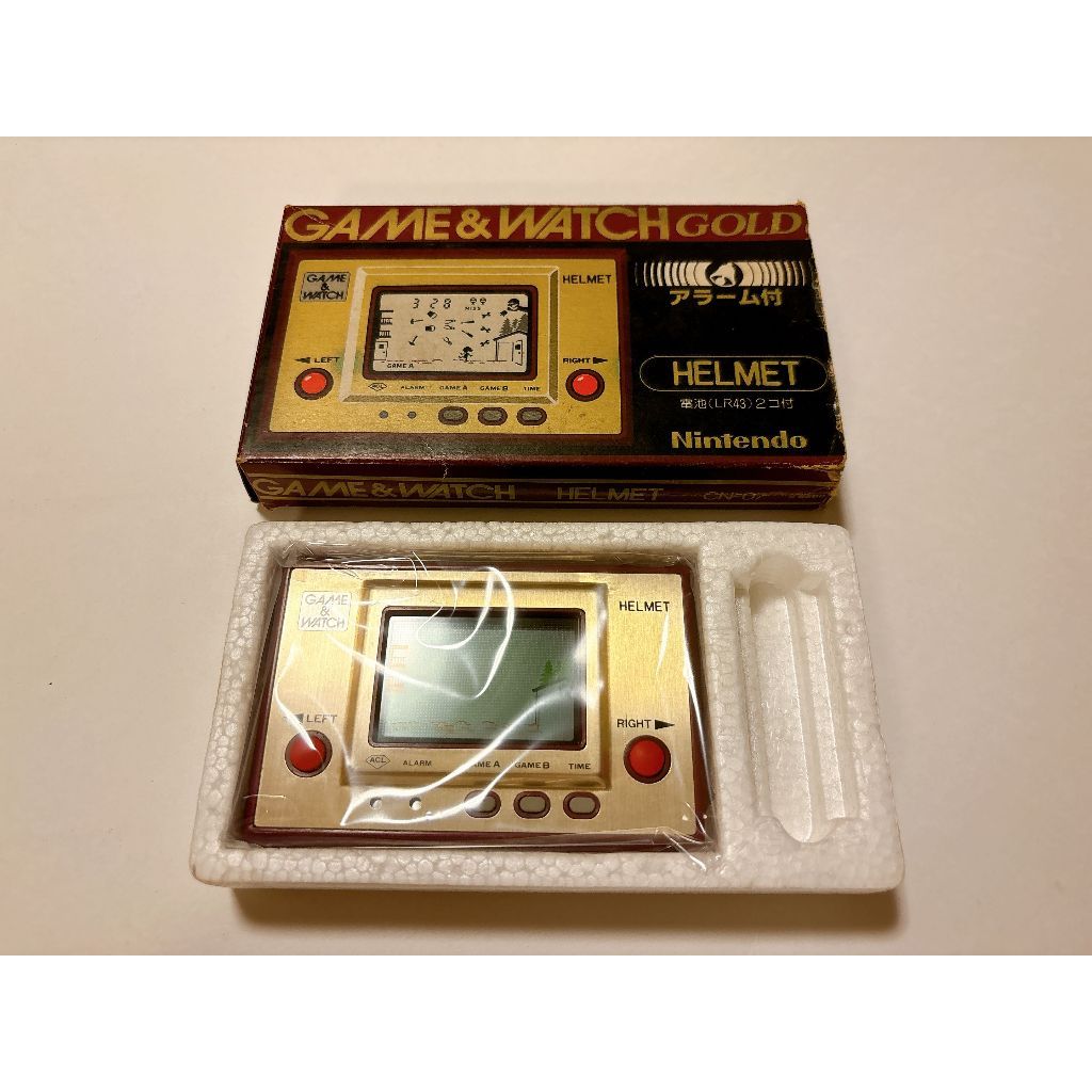 หมวกกันน็อค NINTENDO GAME AND WATCH 1981 พร้อมกล่อง ส่งตรงจากญี่ปุ่น ...