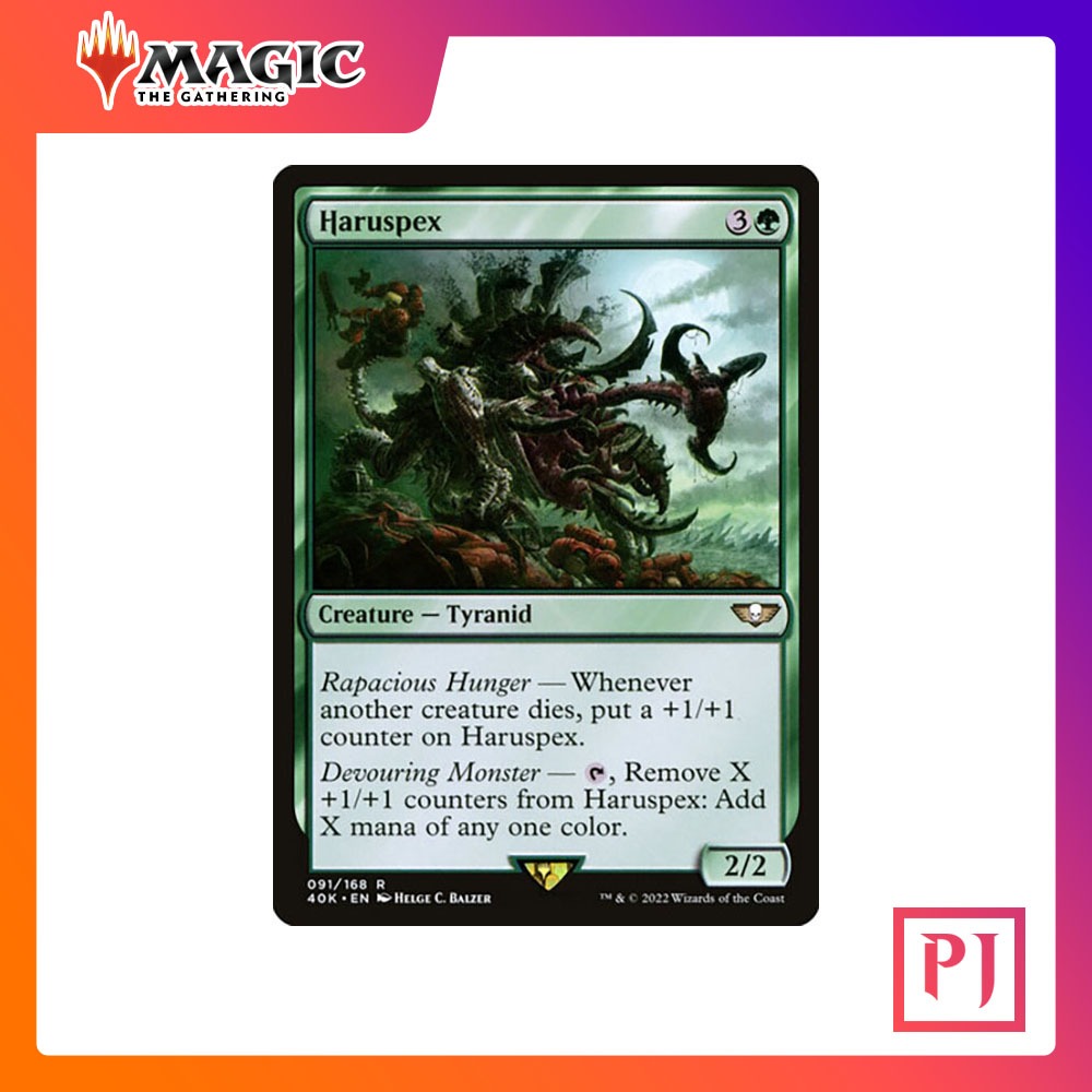 [MTG] Haruspex - Warhammer 40,000 [40K] [GREEN] [RARE] [NORMAL] [ENG ...