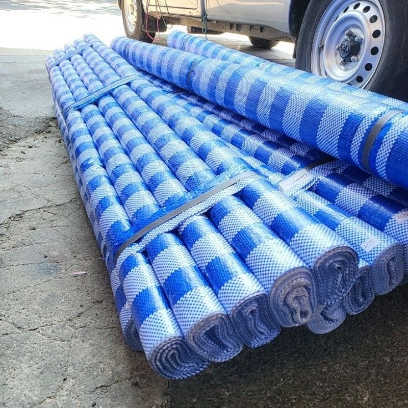 1 ม้วน ผ้าใบฟ้าขาว [1.8เมตร × 22.86 เมตร เต็ม!! ] อย่างหนาพิเศษ!! Blue sheet | Shopee Thailand