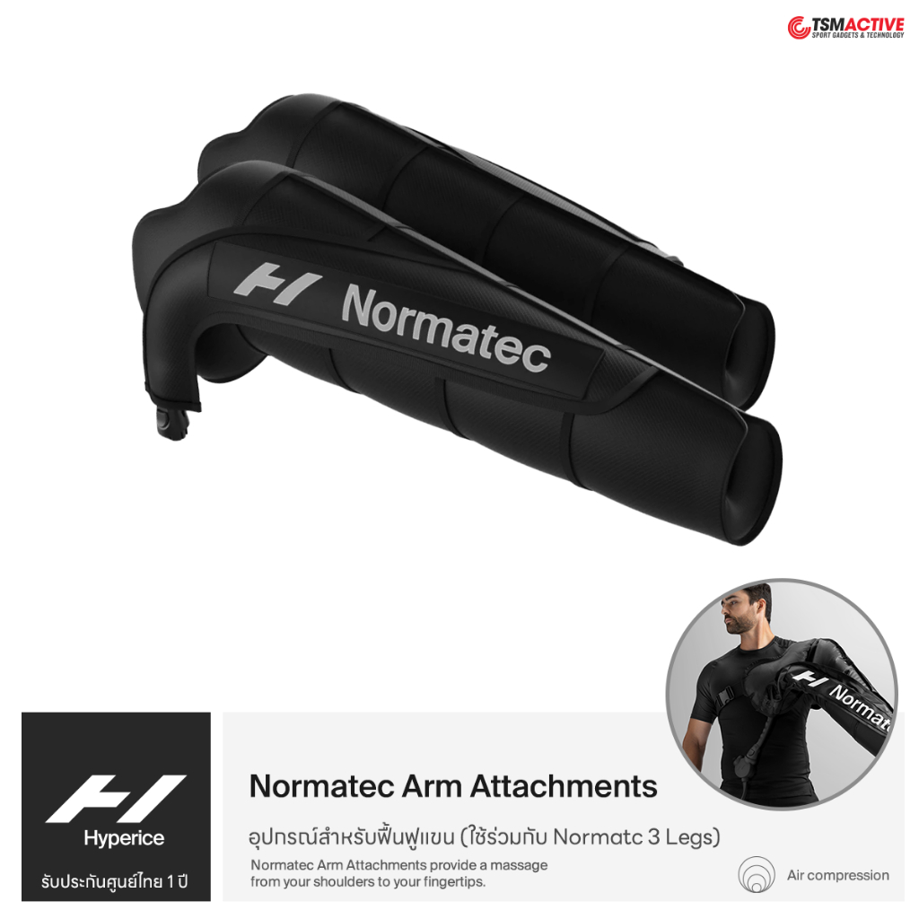 Hyperice Normatec 3 Arm Attachment Pair / Bundle อุปกรณ์สำหรับ ...