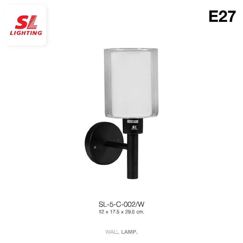 SL LIGHTING | Wall Lamp โคมไฟติดผนังภายในบ้าน สไตล์ Loft รุ่น SL-5-C ...
