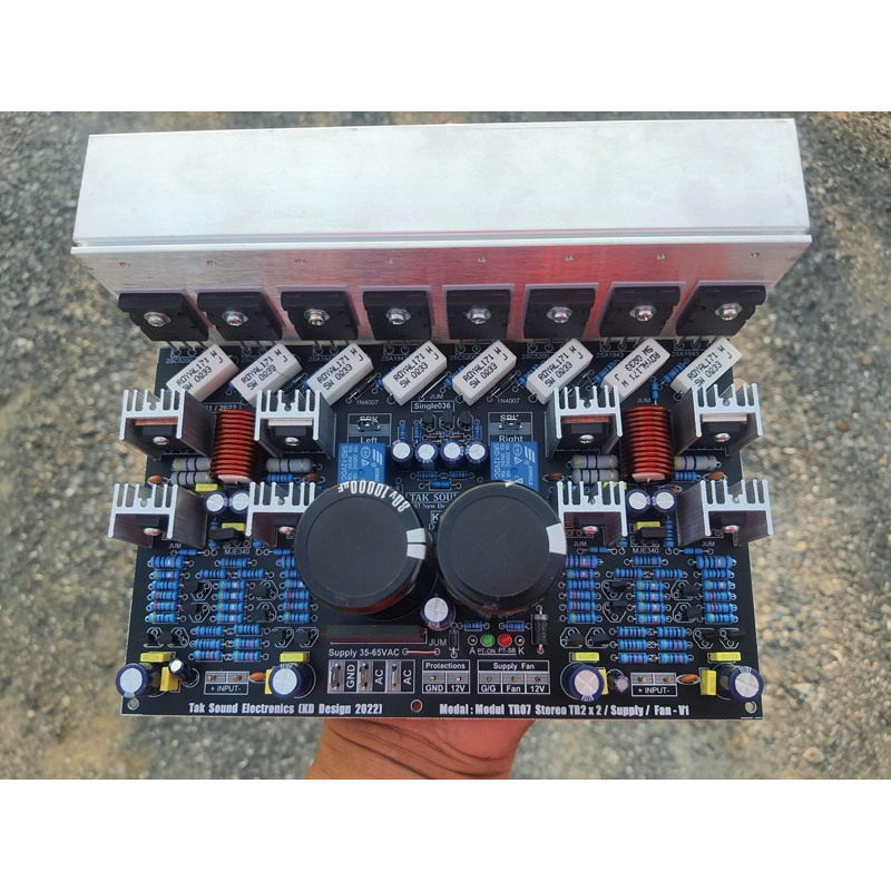 ชุดขยายพร้อมใช้สเตอรีโอ รุ่น TR07 +ป้องกันลำโพง+ชุดจ่ายไฟ | Shopee Thailand