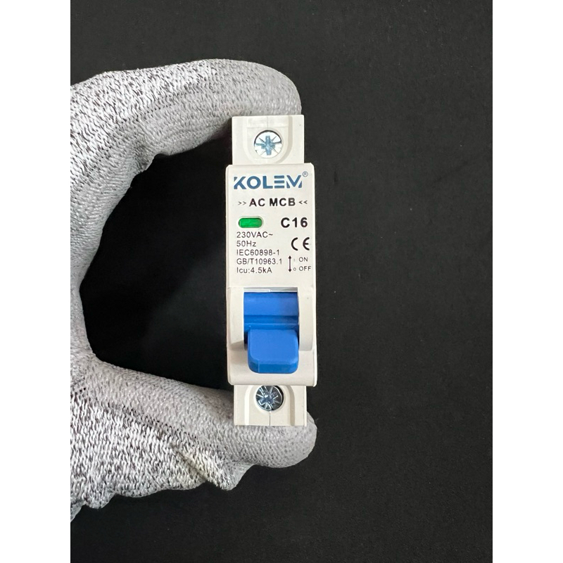 KOLEM AC MCB เซอร์กิตเบรกเกอร์ AC 1P 2P อย่างดี | Shopee Thailand