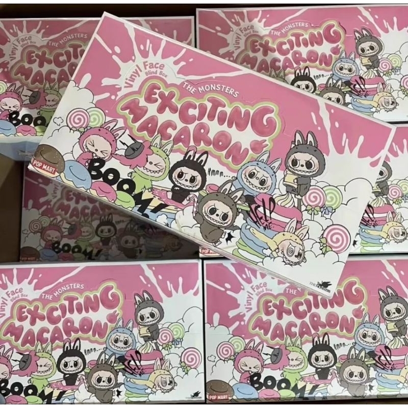 labubu Monsters Macaron ยก box และ secret Zimomo Momoko | Shopee Thailand