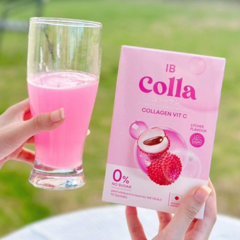 IB Colla คอลลาเจน วิตซี กลิ่นลิ้นจี่ | Shopee Thailand